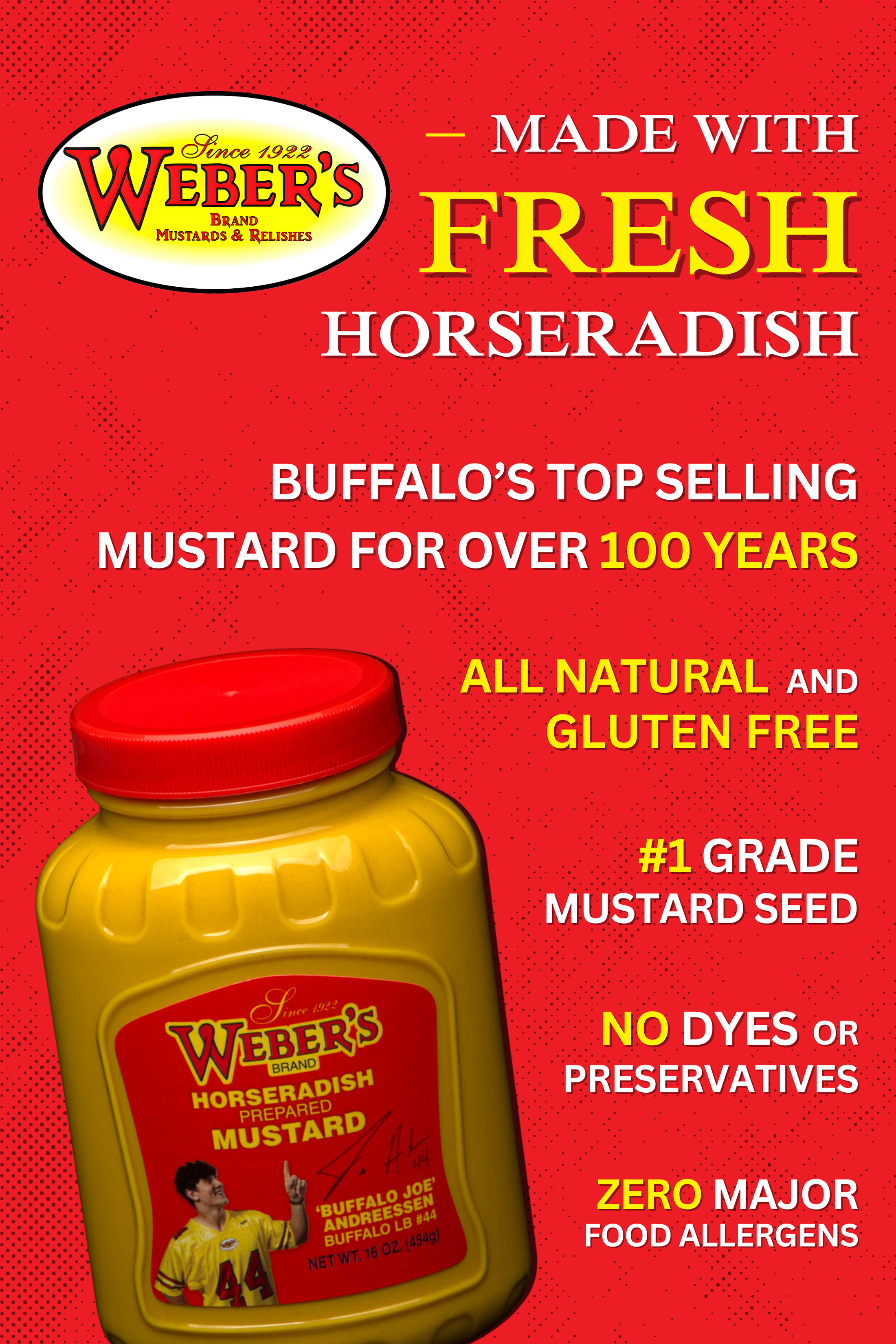 Horseradish Mustard – Weber's Brand