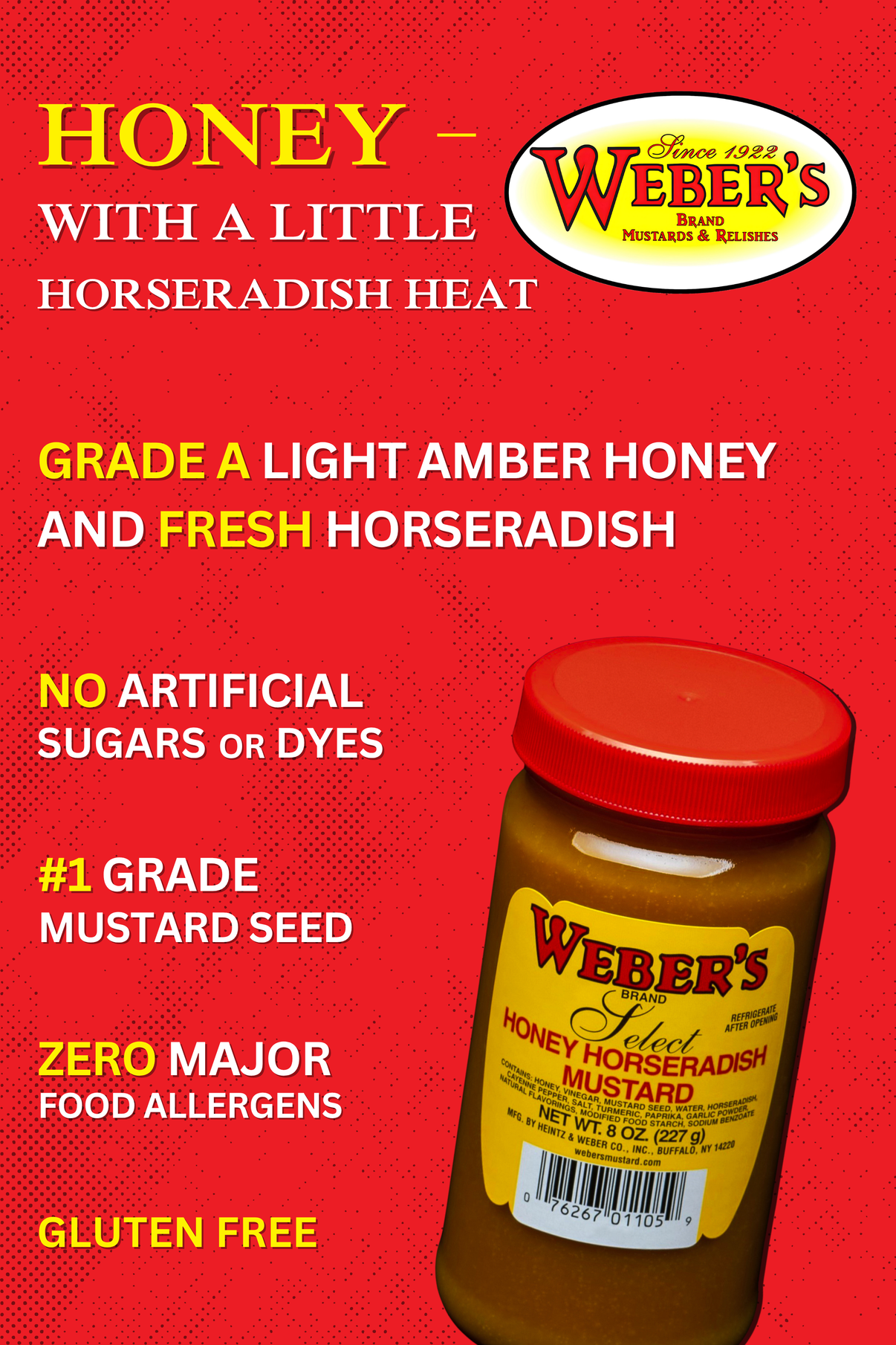 Honey Horseradish Mustard – Weber's Brand